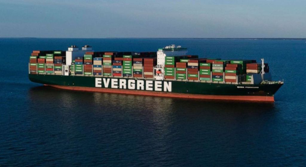 The Evergreen Ship: World's largest container ship
