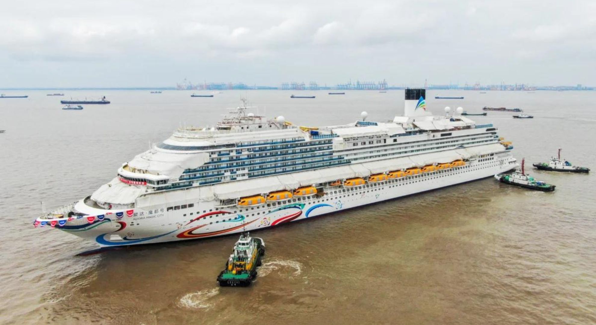Adora Magic City: World's Largest Cruise Ship Debuts in China