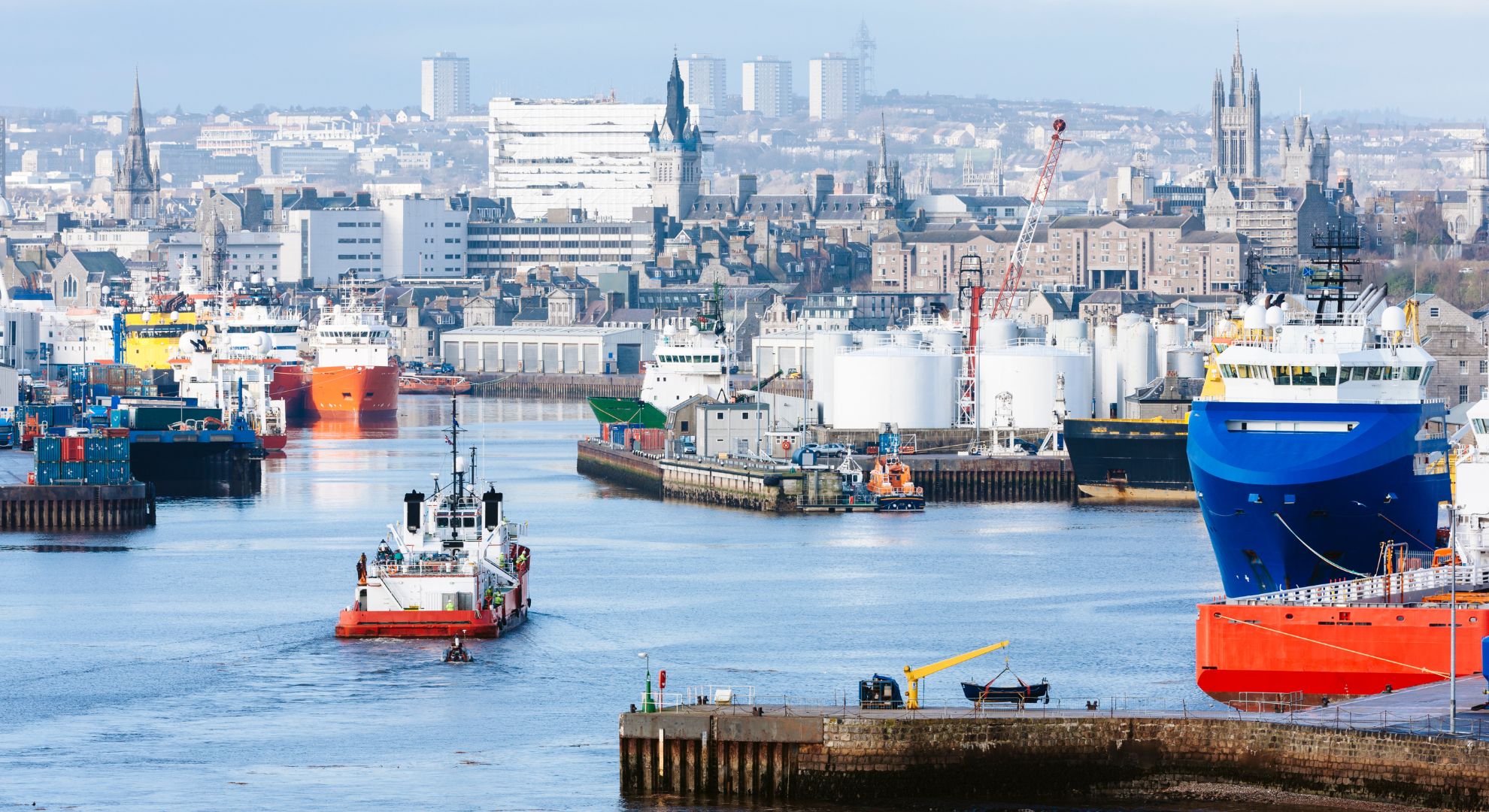 Aberdeen Harbour: Scotland's Thriving Port