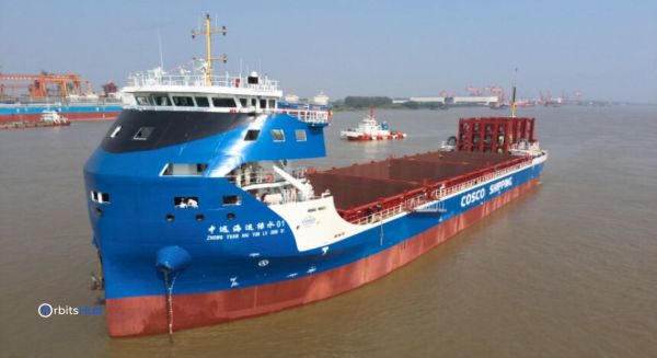 Lvshui 01: The World's First River-Sea Electric Container Ship - Orbitshub