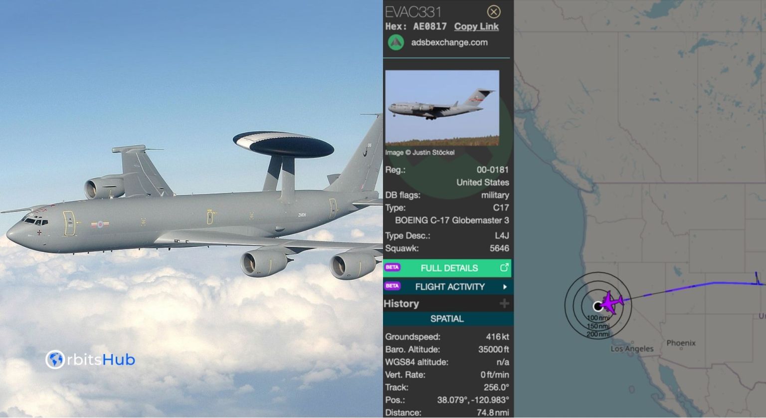 Satellite-Based Military Aircraft Tracking Systems