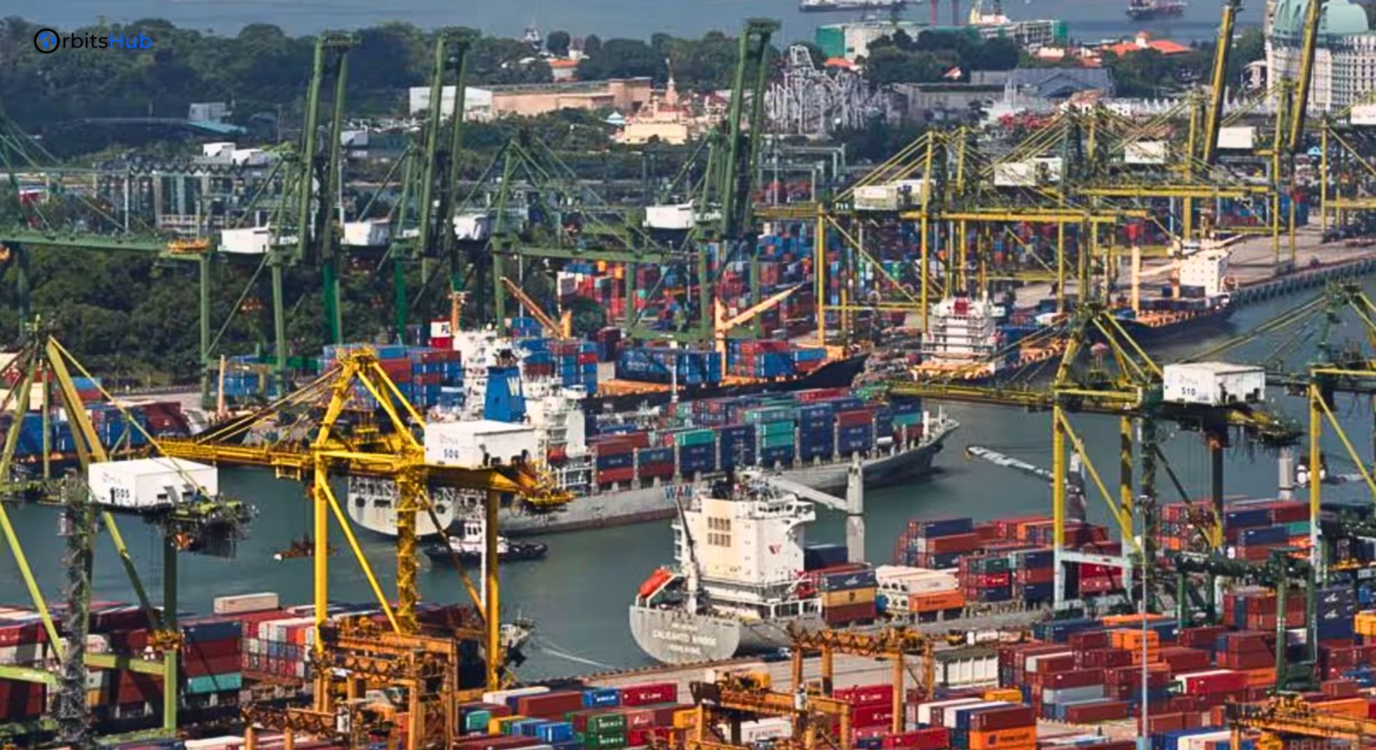 Singapore Port Congestion Escalates as Ship Divert from Red Sea - Orbitshub